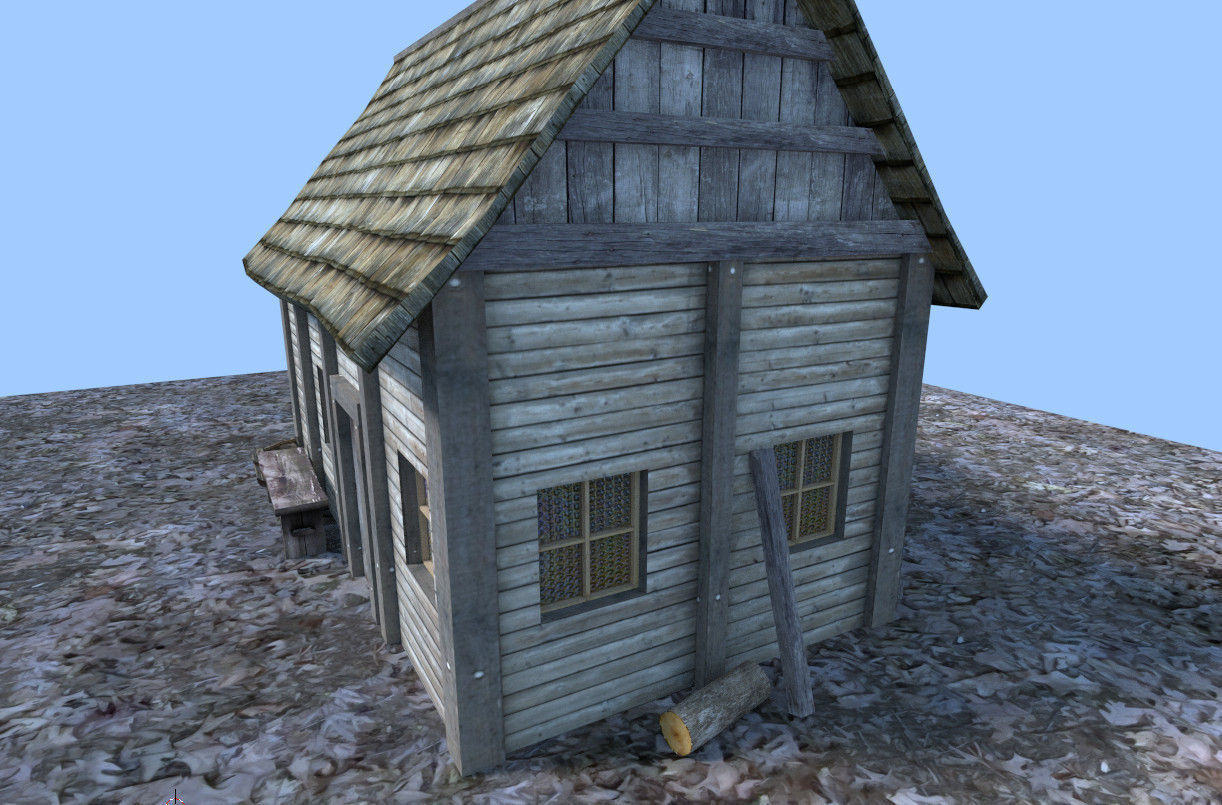 medieval hut 3D model | CGTrader