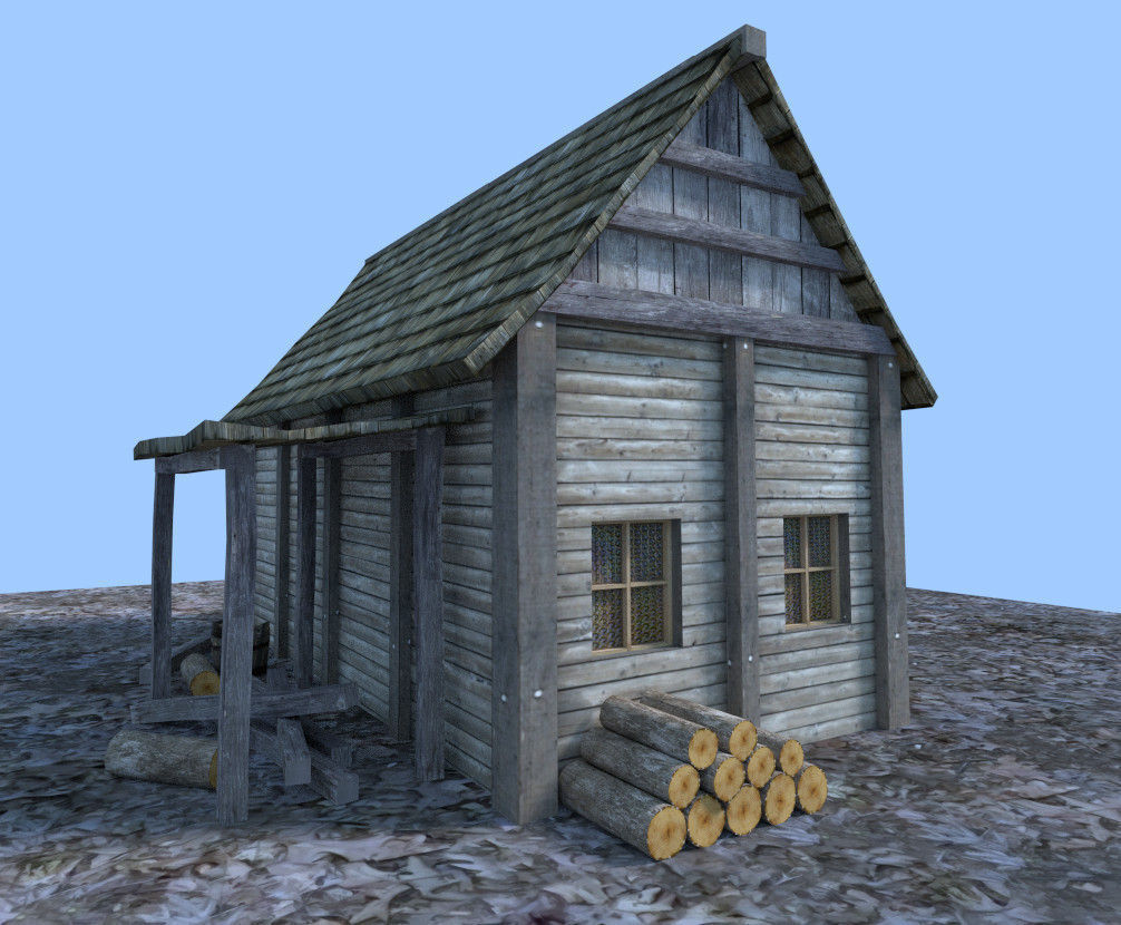 medieval hut 3D model | CGTrader