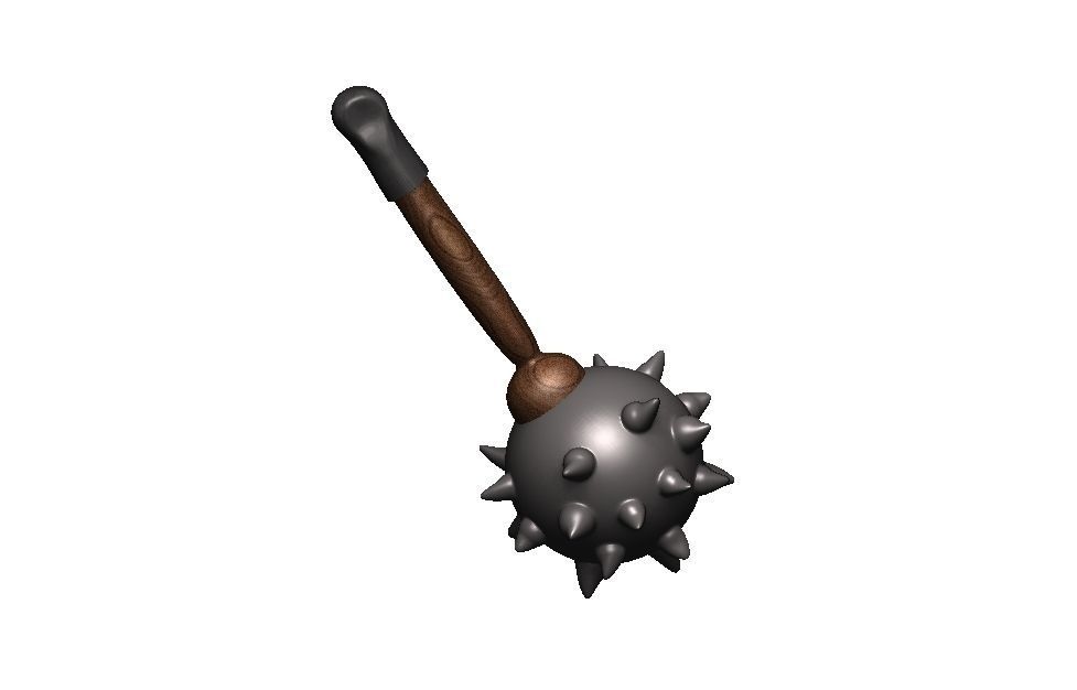 3D model Mace weapon VR / AR / low-poly | CGTrader