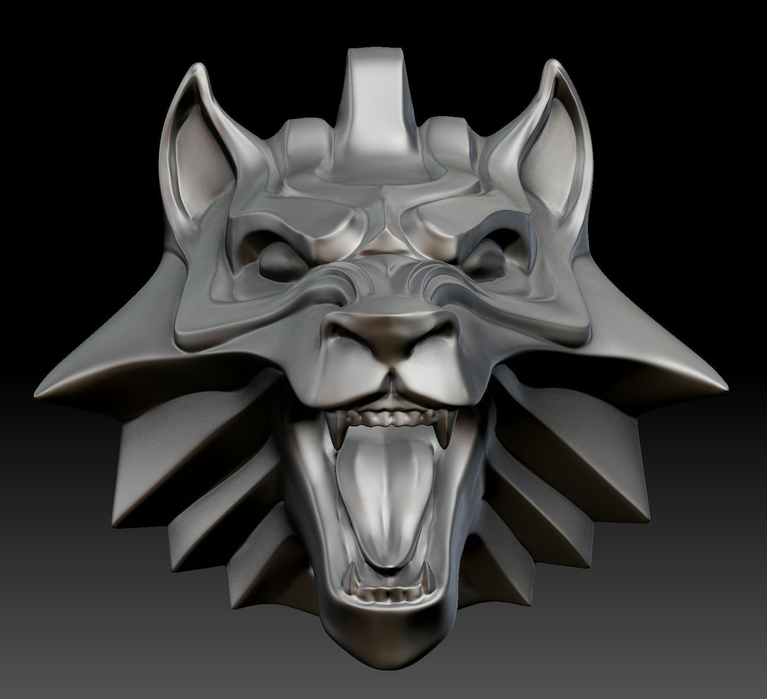 medallion The Witcher 3D model 3D printable | CGTrader
