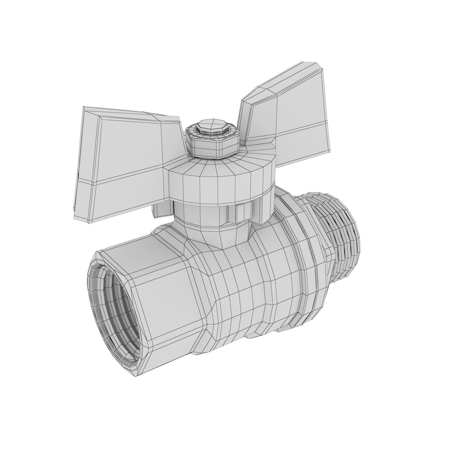 Ball Valve free 3D model | CGTrader