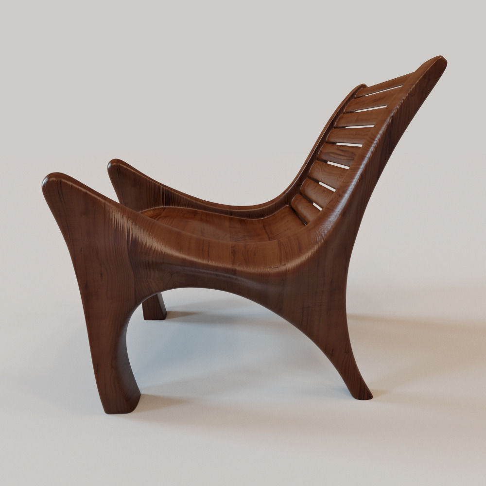 African chair 3D model | CGTrader