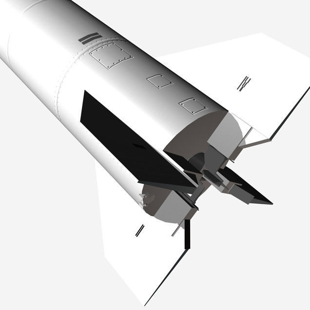 Al Samoud II Ballitic Missile 3D model | CGTrader
