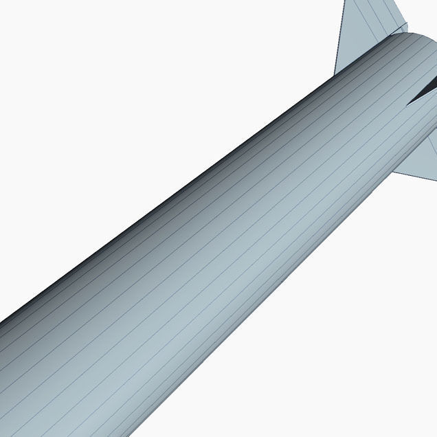 Al Samoud II Ballitic Missile 3D model | CGTrader