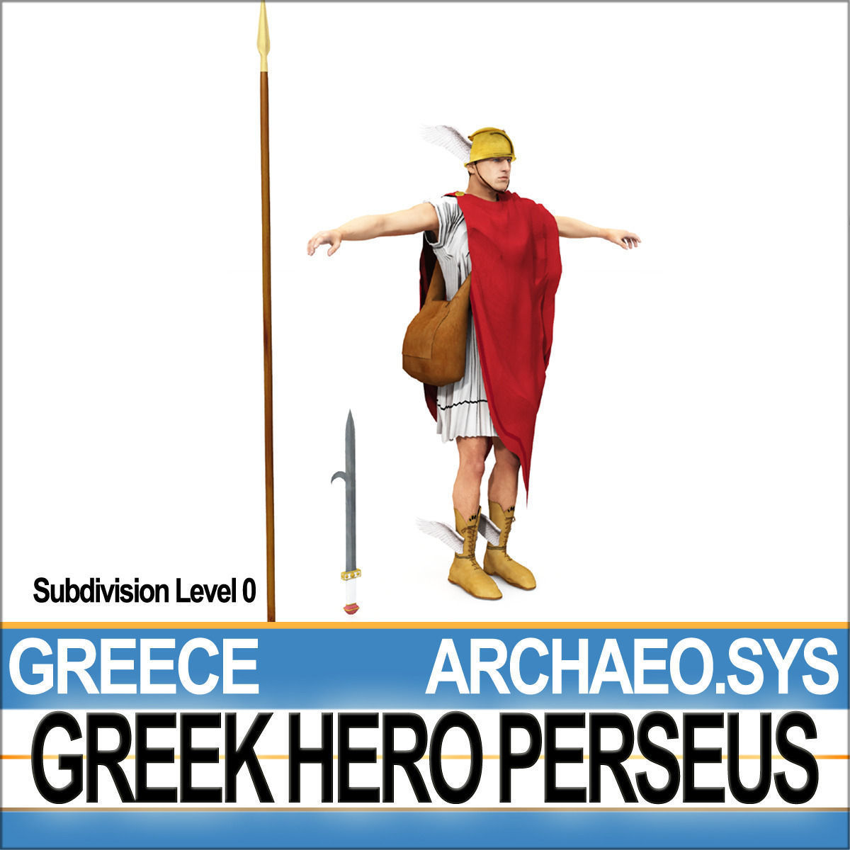 Ancient Greek Hero Perseus 3D model | CGTrader