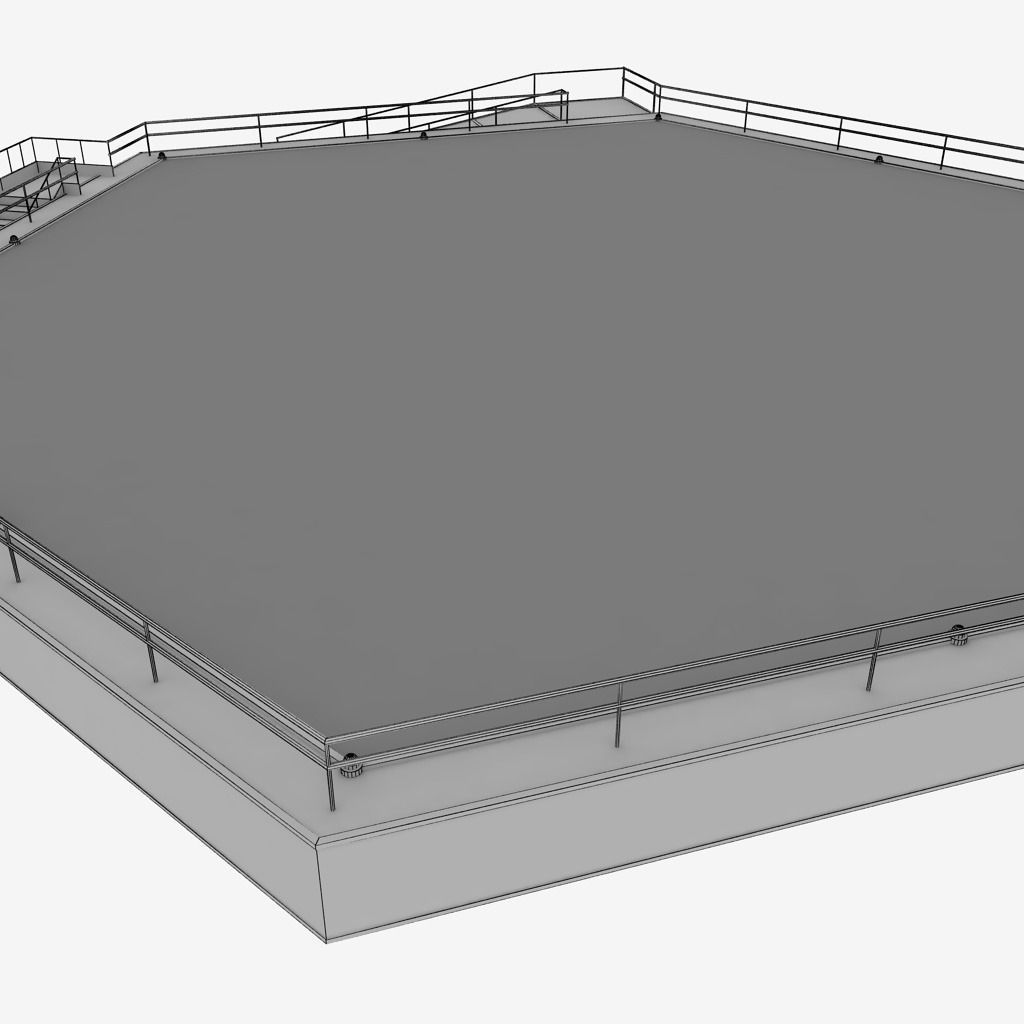 Helipad helicopter pad pack 3D model | CGTrader