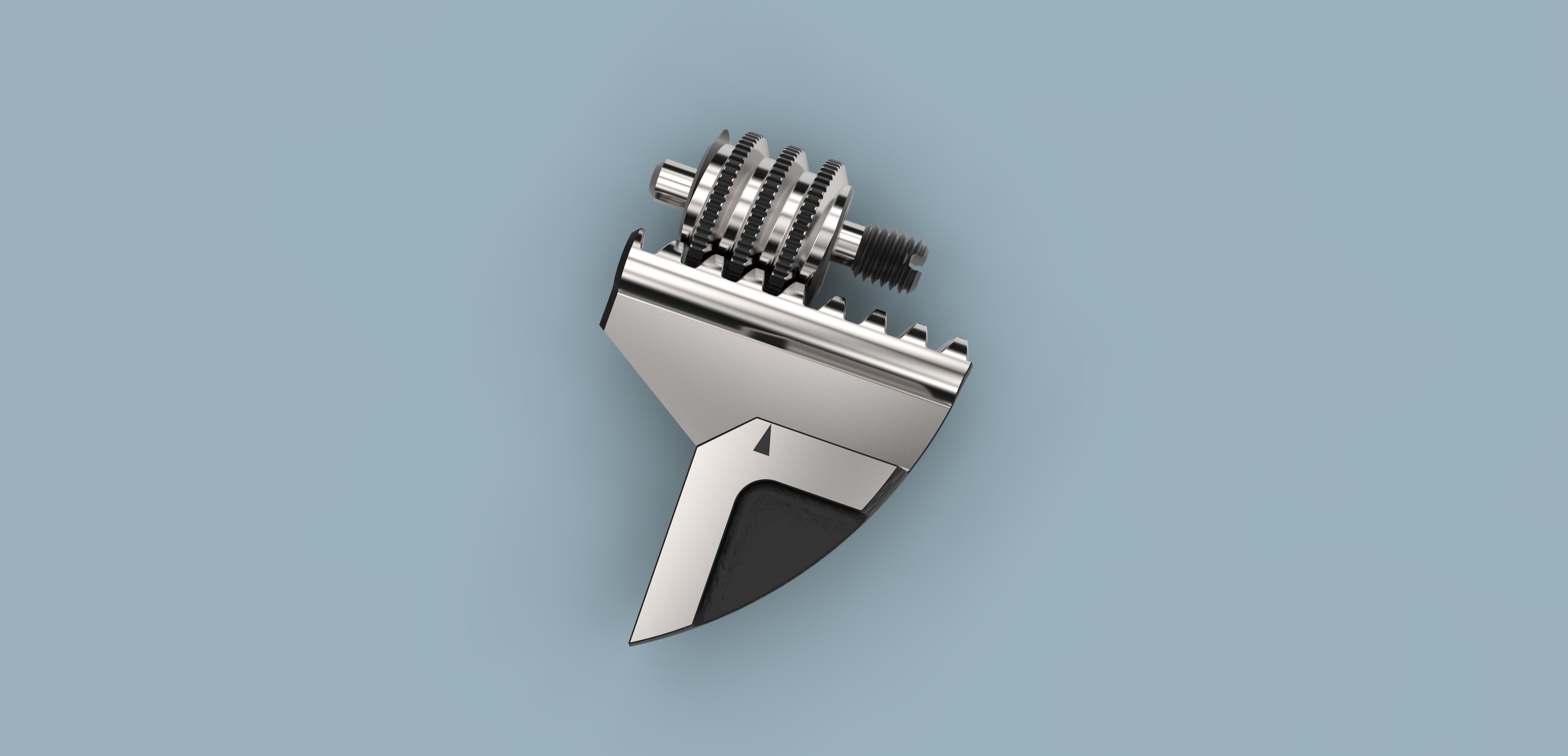 Adjustable wrench 3D model | CGTrader