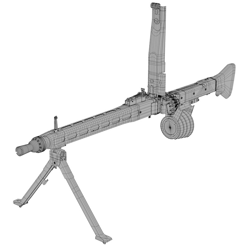MG3 machine gun 3D model | CGTrader