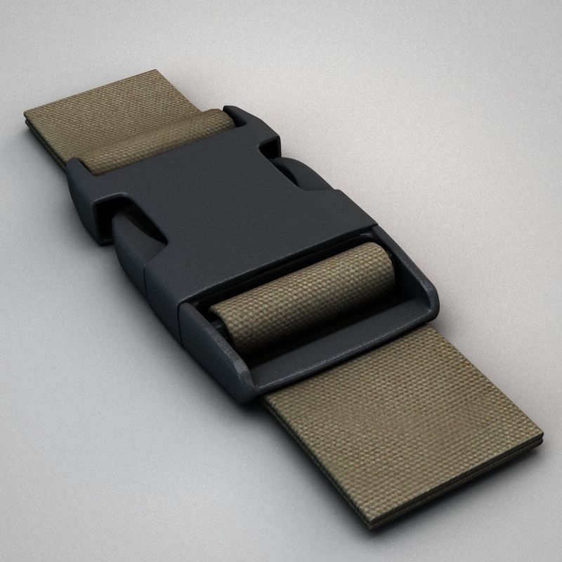 Plastic Buckles 3D model | CGTrader