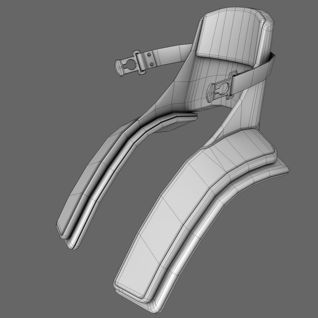 F1 Neck Protection Formula 3D model | CGTrader