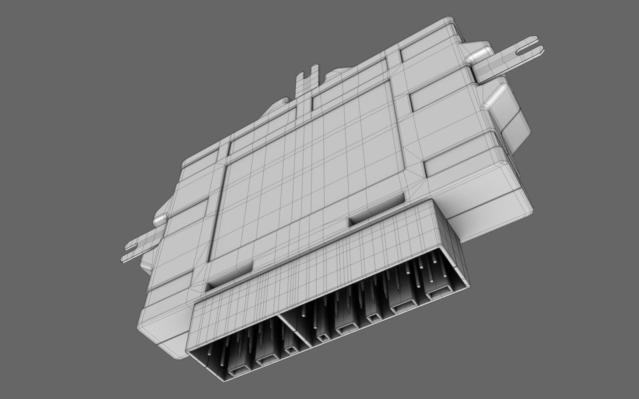 ECU Engine Control Unit 3D model | CGTrader