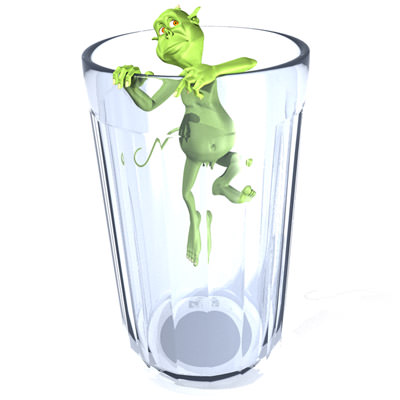 Green Imp Character 3D model rigged | CGTrader