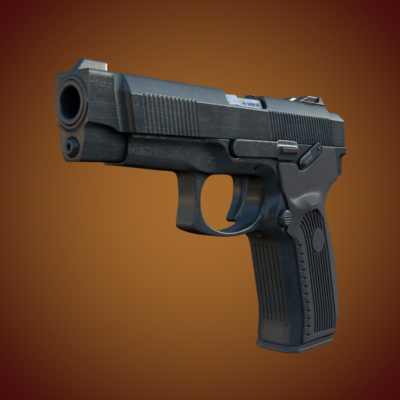MP 443 Grach Yarygin Pistol 3D model | CGTrader