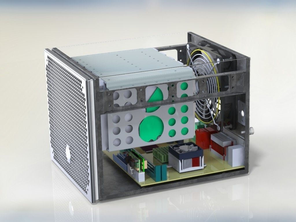 Boks Design Mini Fileserver free 3D model | CGTrader