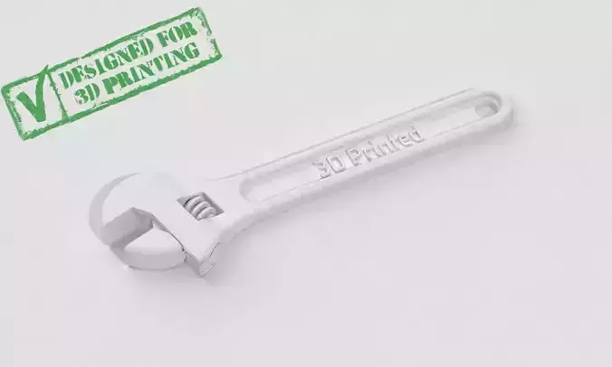 Fully assembled 3D printable wrench free 3D model | CGTrader