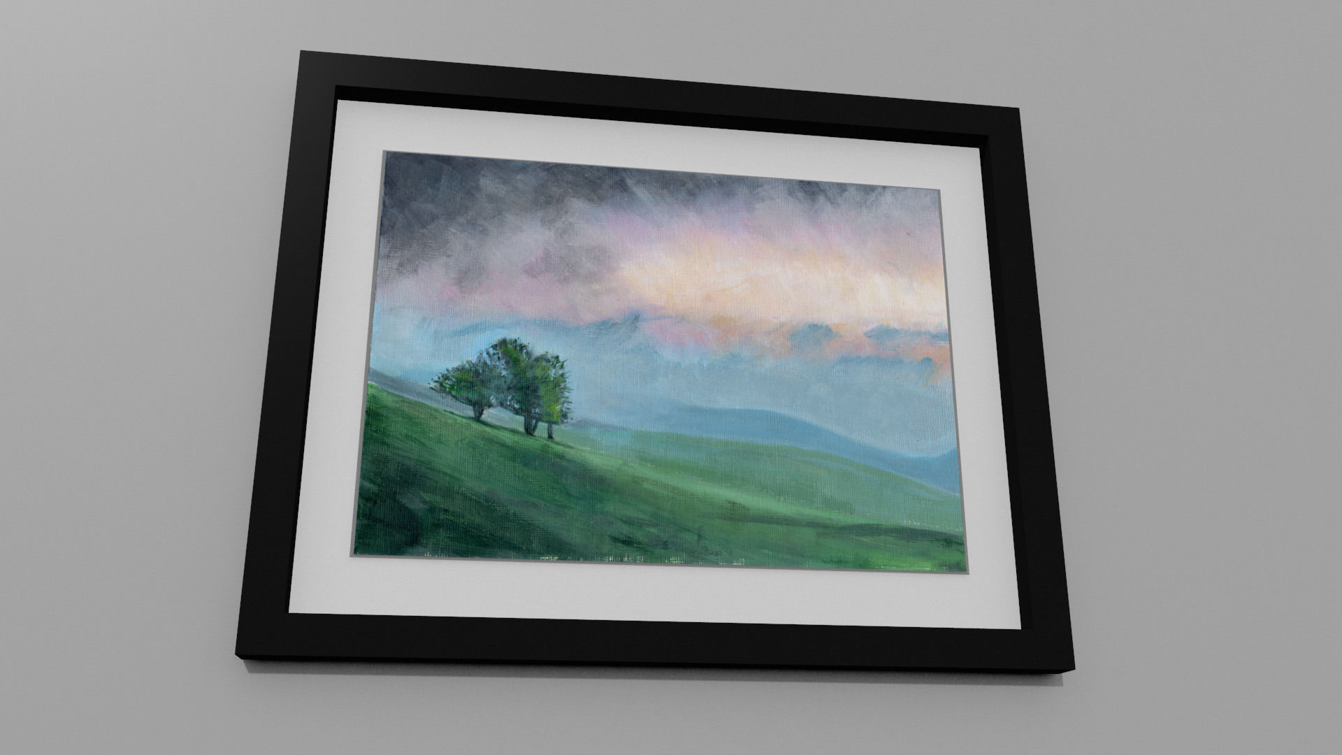 3D model Picture Frames And Paintings VR / AR / low-poly | CGTrader