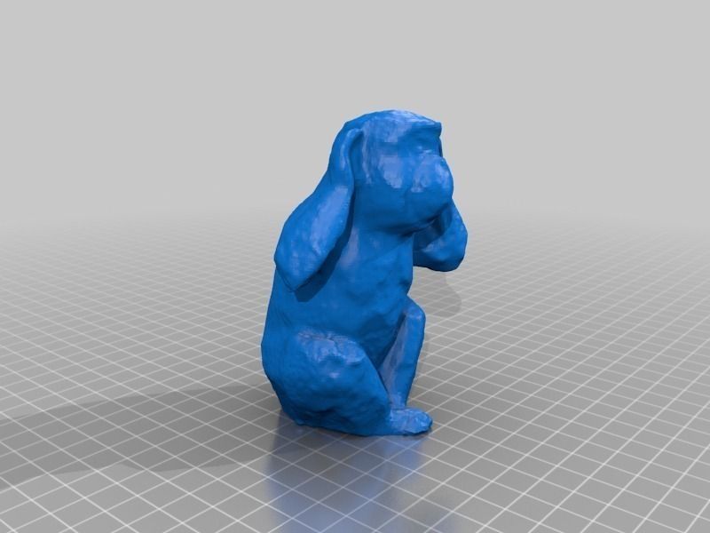 MonkeyScan rabbit free 3D model 3D printable | CGTrader
