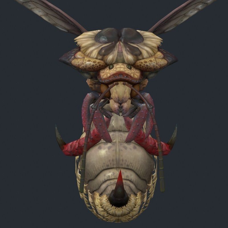 Bee Monster 2 3D Model Game ready .max .obj .fbx - CGTrader.com