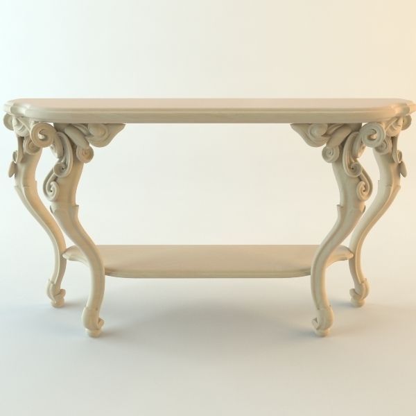 Classical Style Table Console 3D model | CGTrader