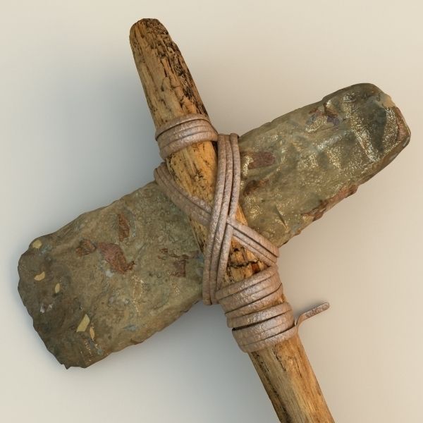 Stone Primitive Ax 3D model | CGTrader