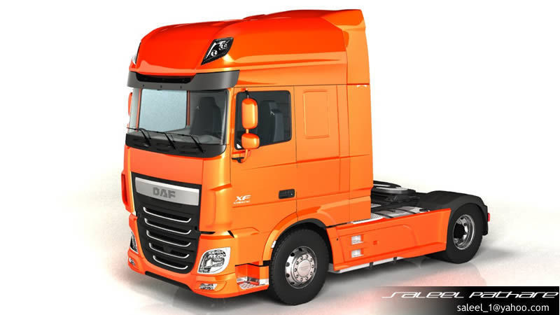 DAF XF Euro 6 3D model | CGTrader