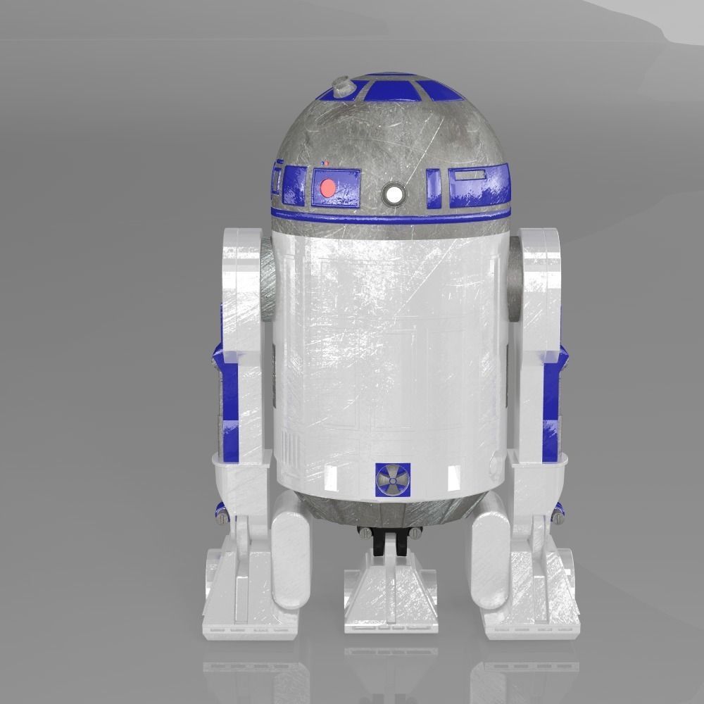 R2 D2 obj 3D model | CGTrader