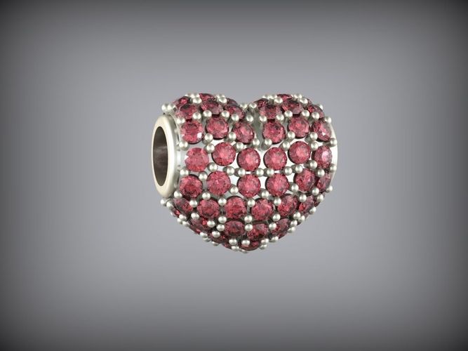 Bead Heart 3D Model 3D printable .stl - CGTrader.com