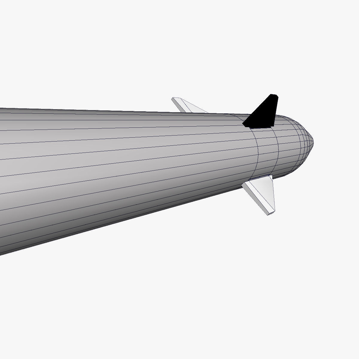 Al-Ababil rocket 3D model | CGTrader