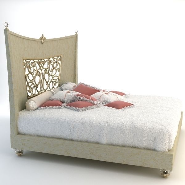 Bed Alta Moda 3D model | CGTrader