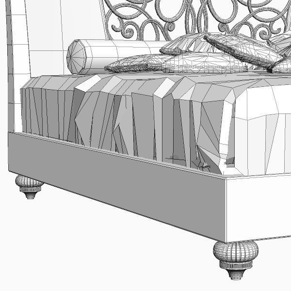 Bed Alta Moda 3D model | CGTrader