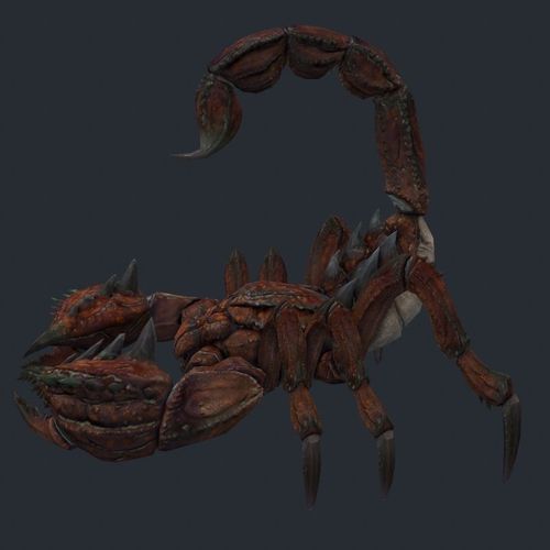 Scorpion Monster 3D Model Game ready .max .obj .fbx - CGTrader.com