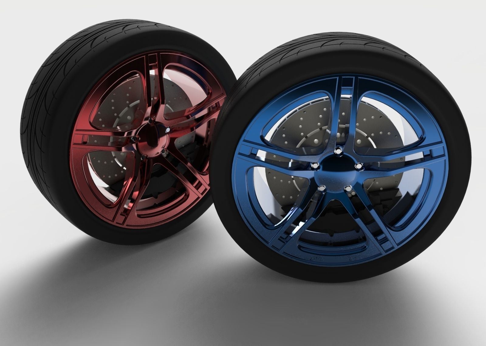 Wheel Assembly free 3D model | CGTrader