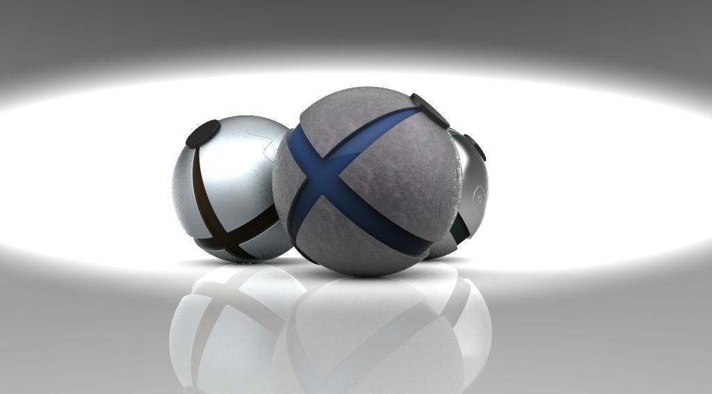 Ball xbox controller free 3D model | CGTrader