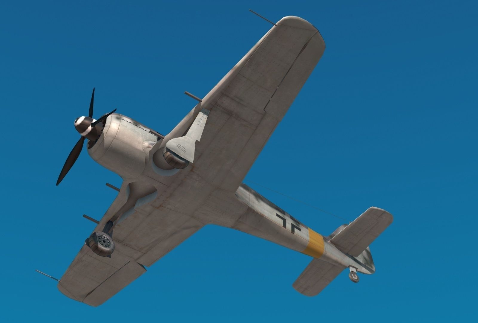 3D model Focke Fulf FW-190 VR / AR / low-poly | CGTrader