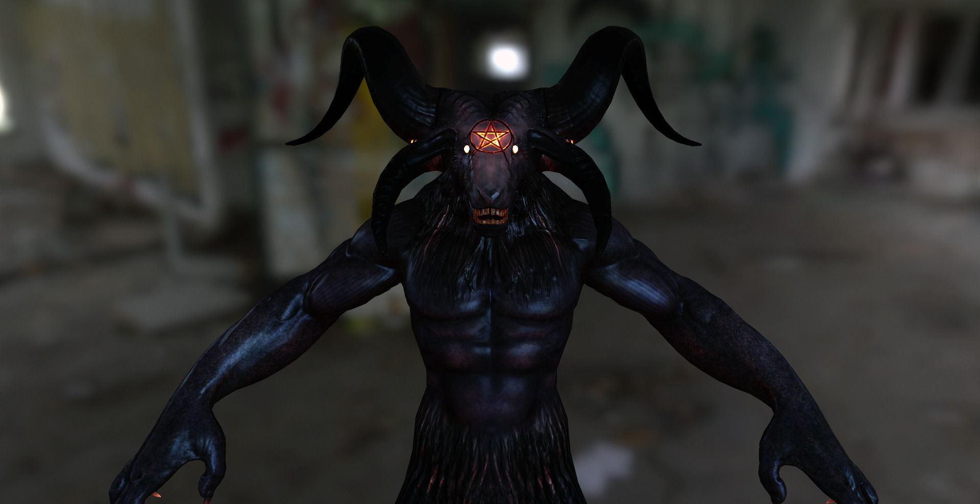 Baphomet Demon 3D Model Game ready .fbx - CGTrader.com