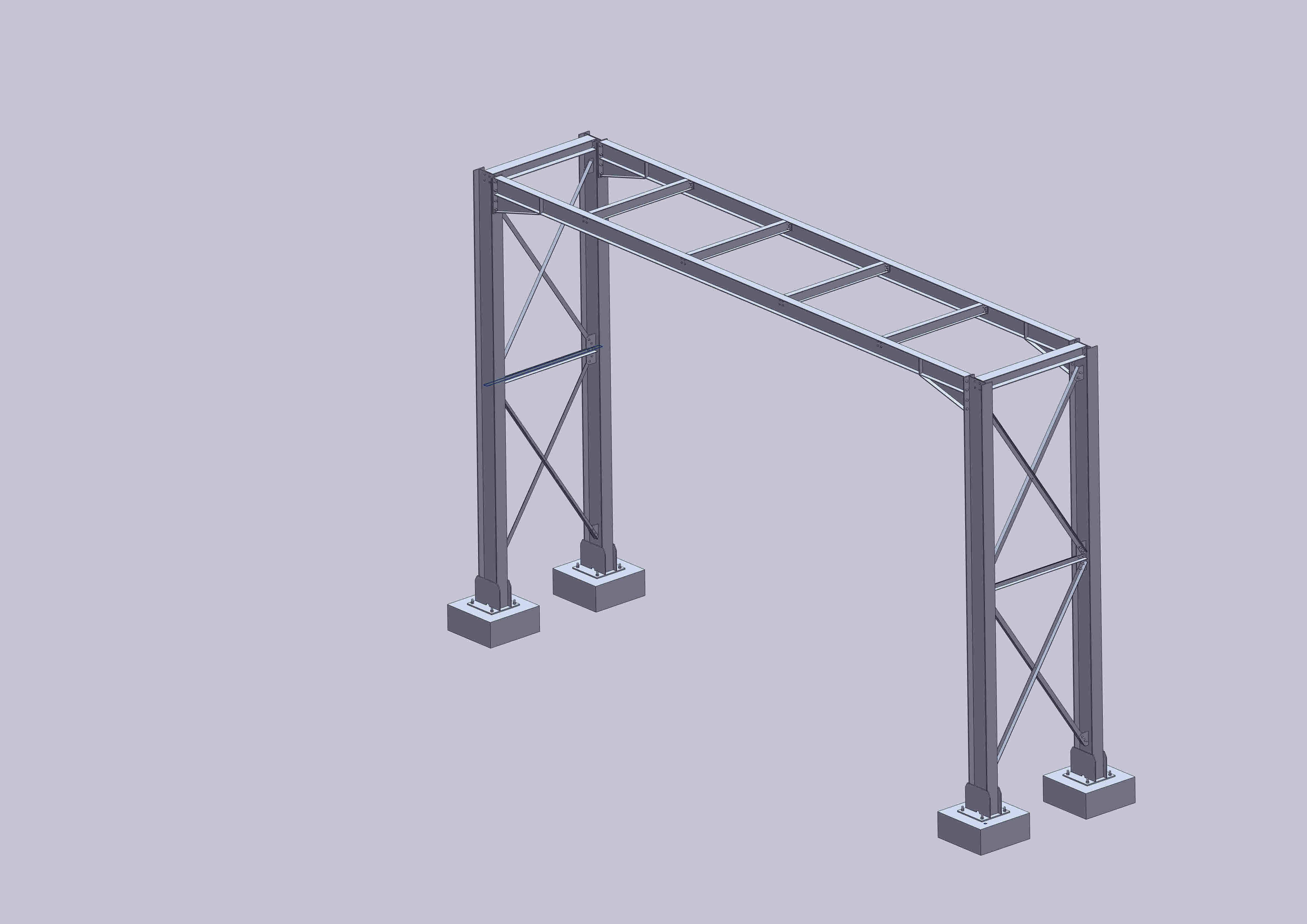 Pipe support free 3D model | CGTrader