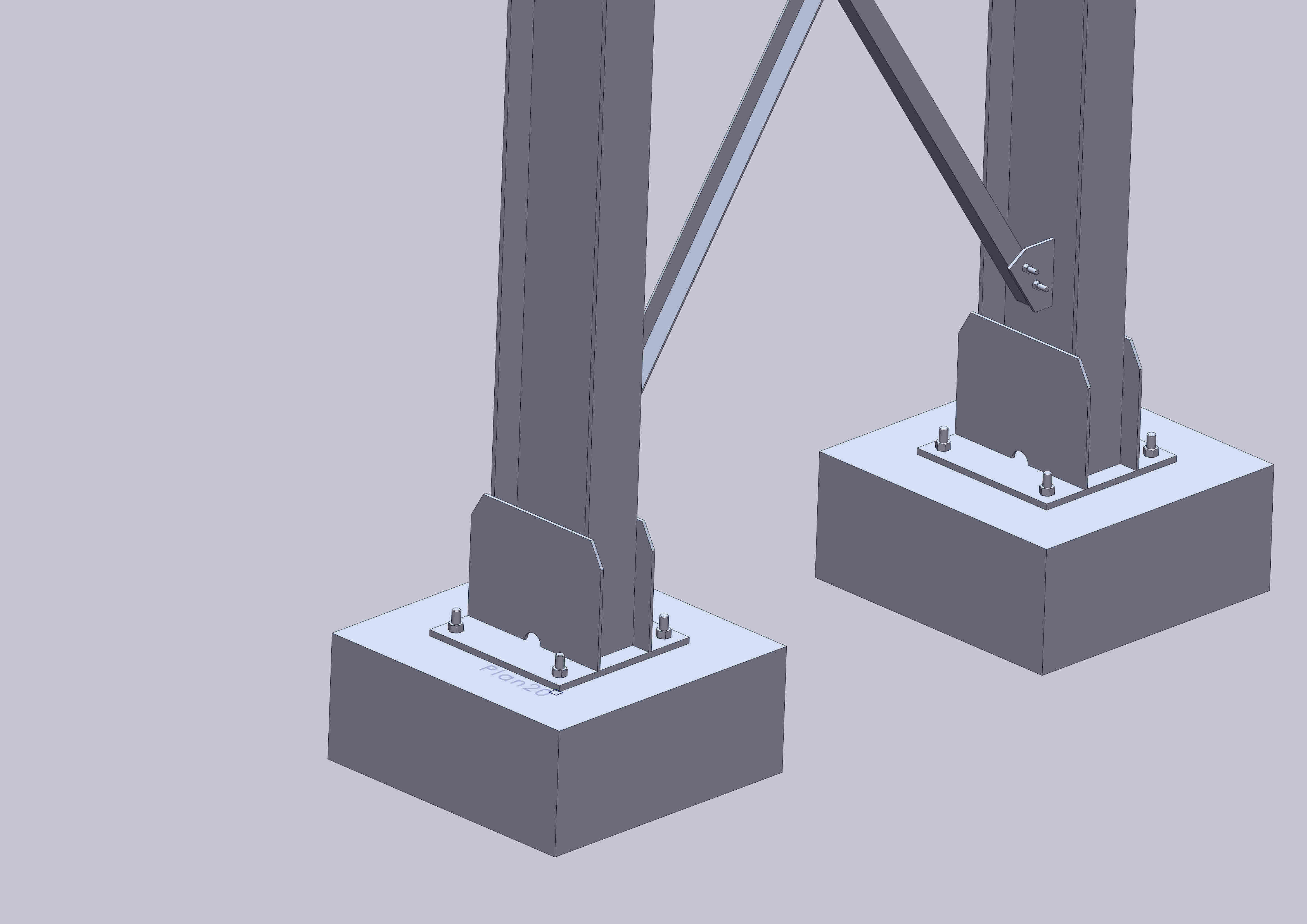 Pipe support free 3D model | CGTrader