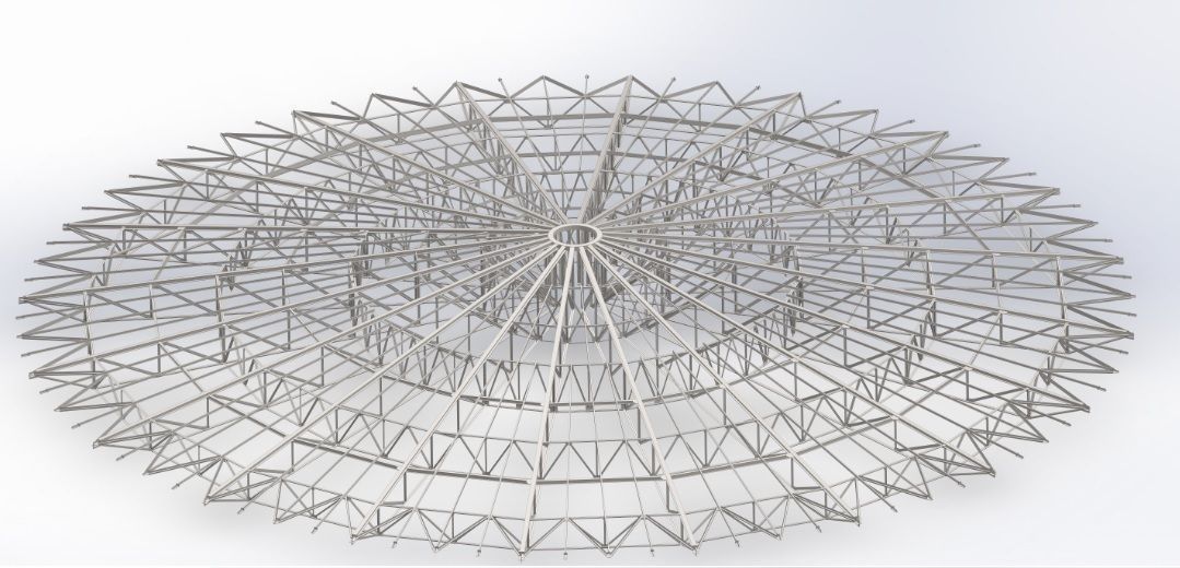 Roof structure tank free 3D model | CGTrader