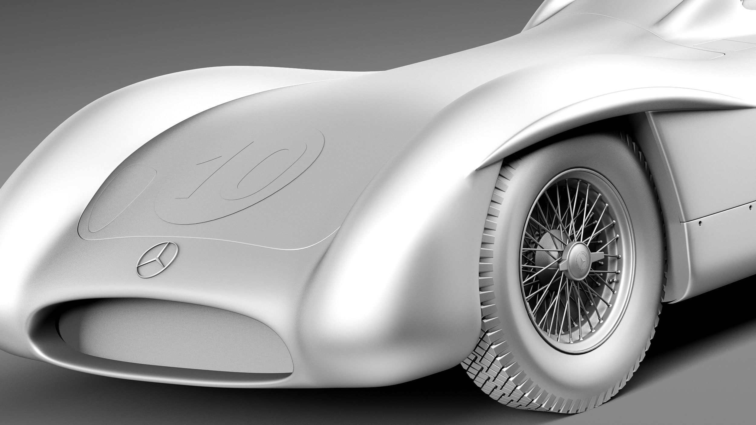 Mercedes-Benz W196 Typ R 1954-1955 3D model | CGTrader