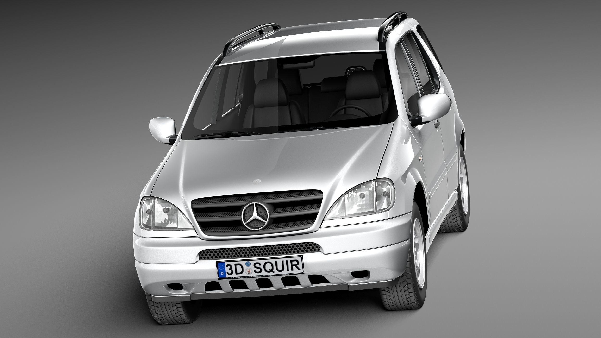 Mercedes-Benz M-class W163 1997-2005 3D model | CGTrader