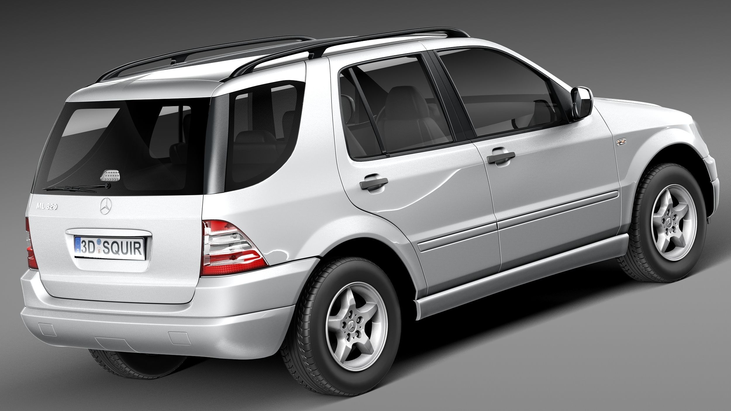 Mercedes-Benz M-class W163 1997-2005 3D model | CGTrader
