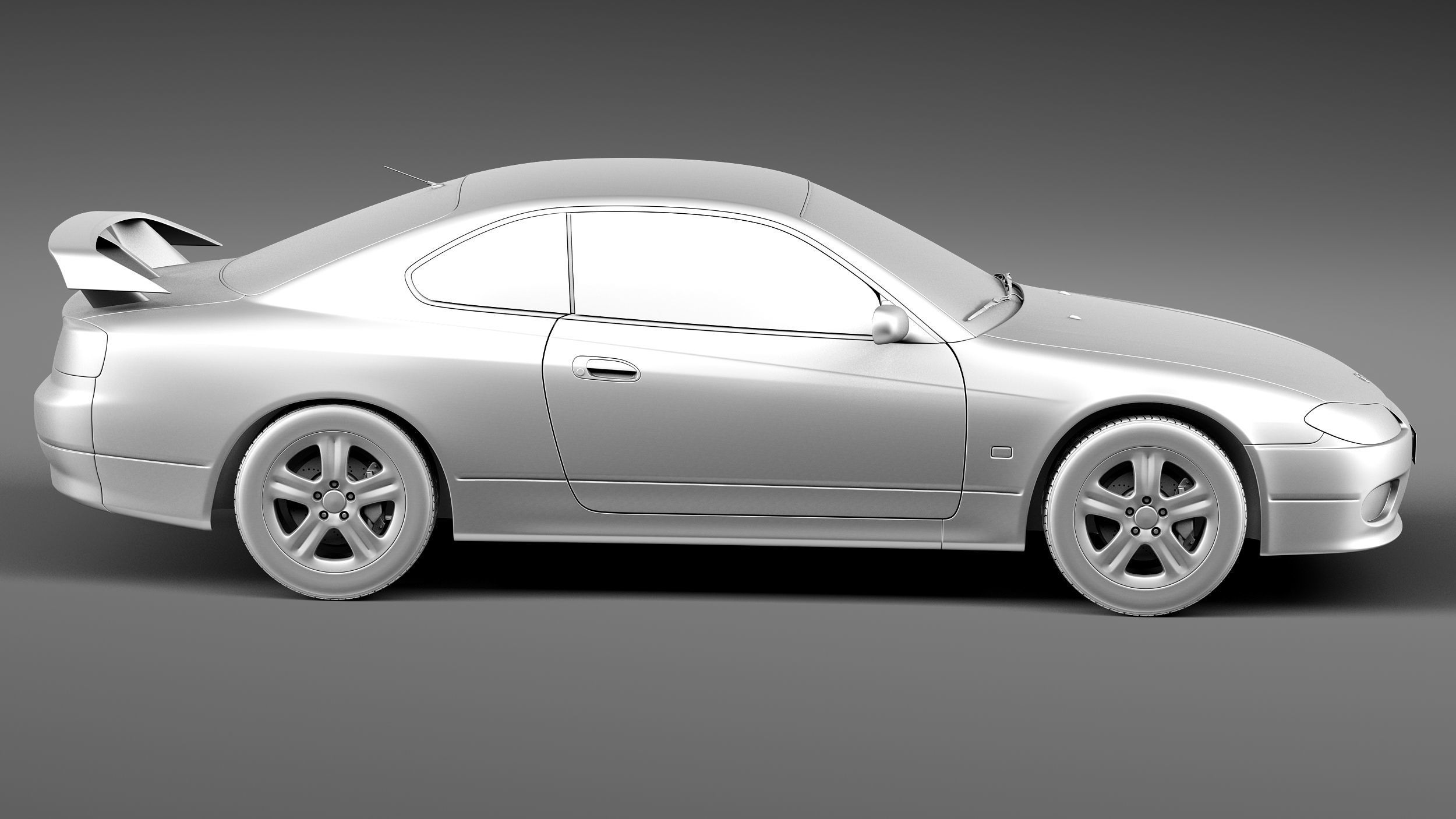 Nissan 240 sx Silvia S15 1999-2002 3D model | CGTrader
