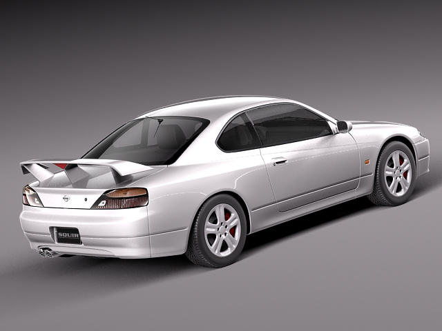 Nissan 240 sx Silvia S15 1999-2002 3D Model .max .obj .3ds .fbx .c4d ...