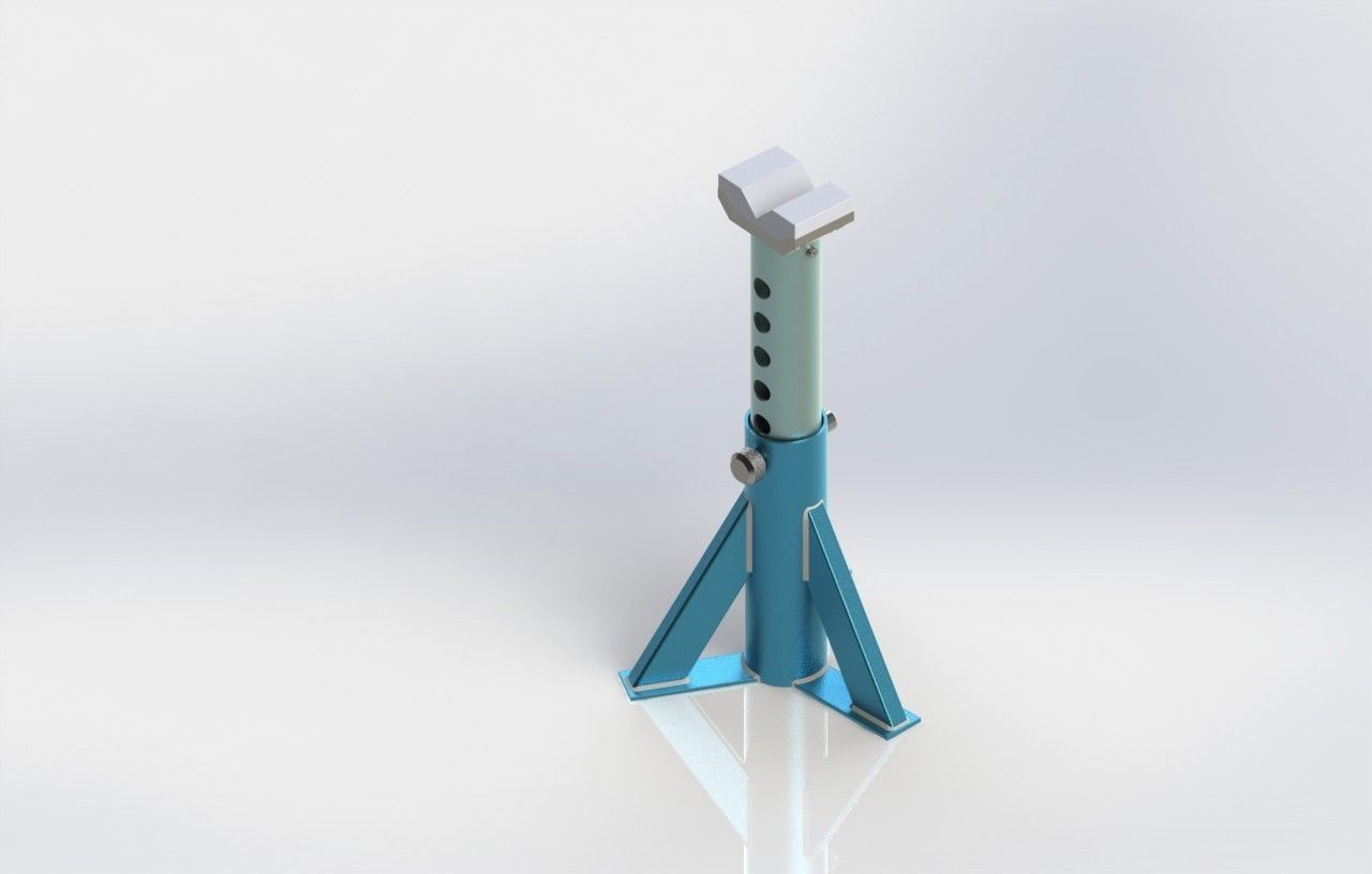 Axel support free 3D model | CGTrader