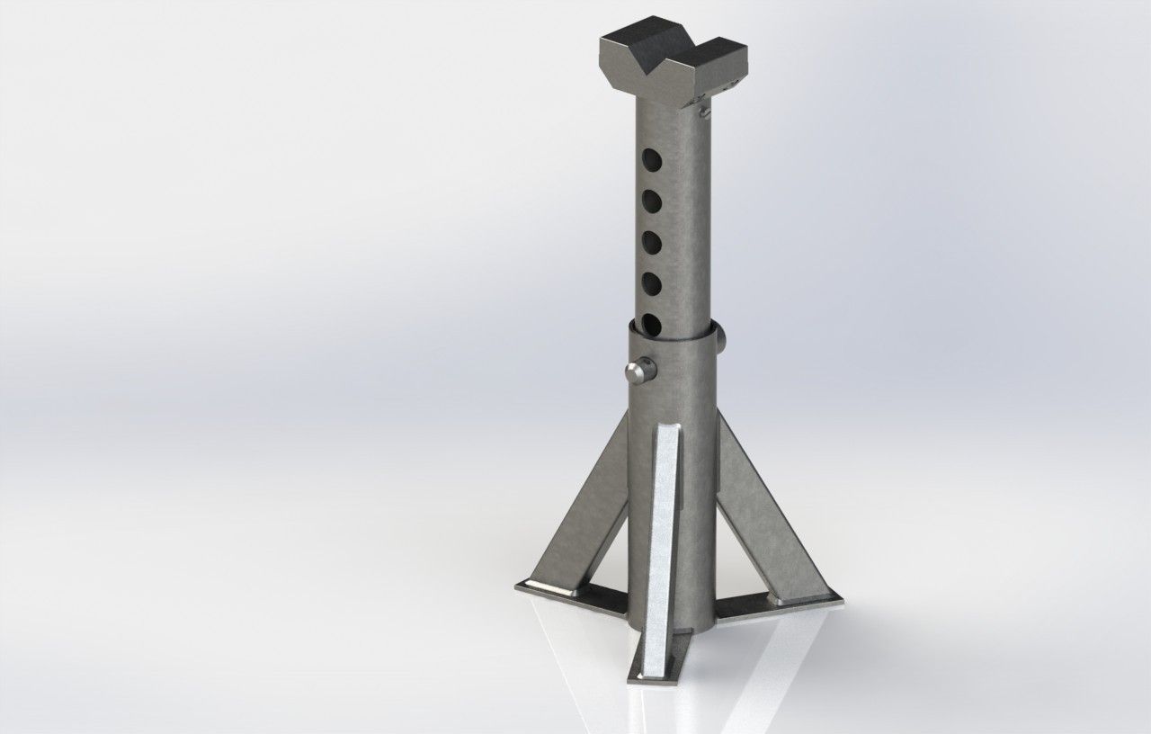 Axel support free 3D model | CGTrader