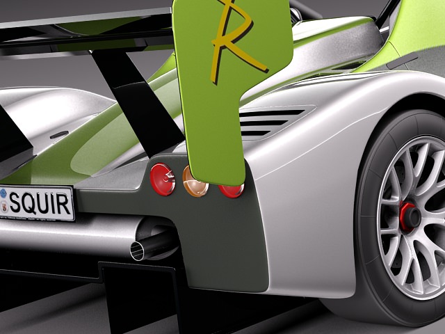 Radical SR8 2012 race car 3D model | CGTrader