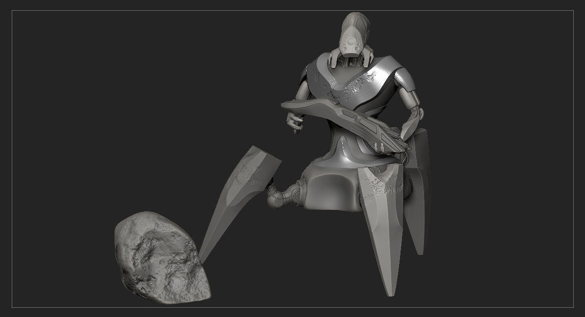 Robot Thermite 3D Print 3D model 3D printable | CGTrader