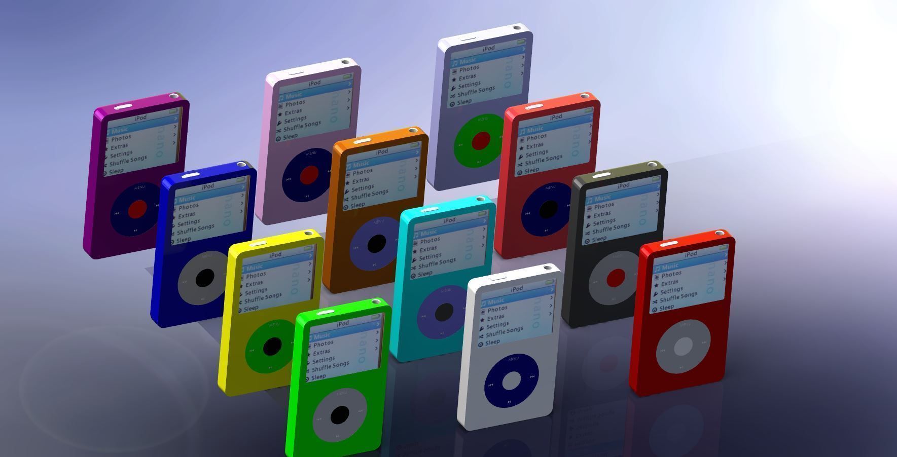 iPod touch free 3D model | CGTrader