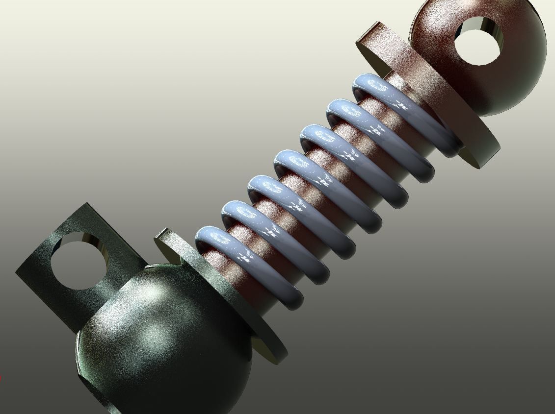Ressort metal ball free 3D model | CGTrader