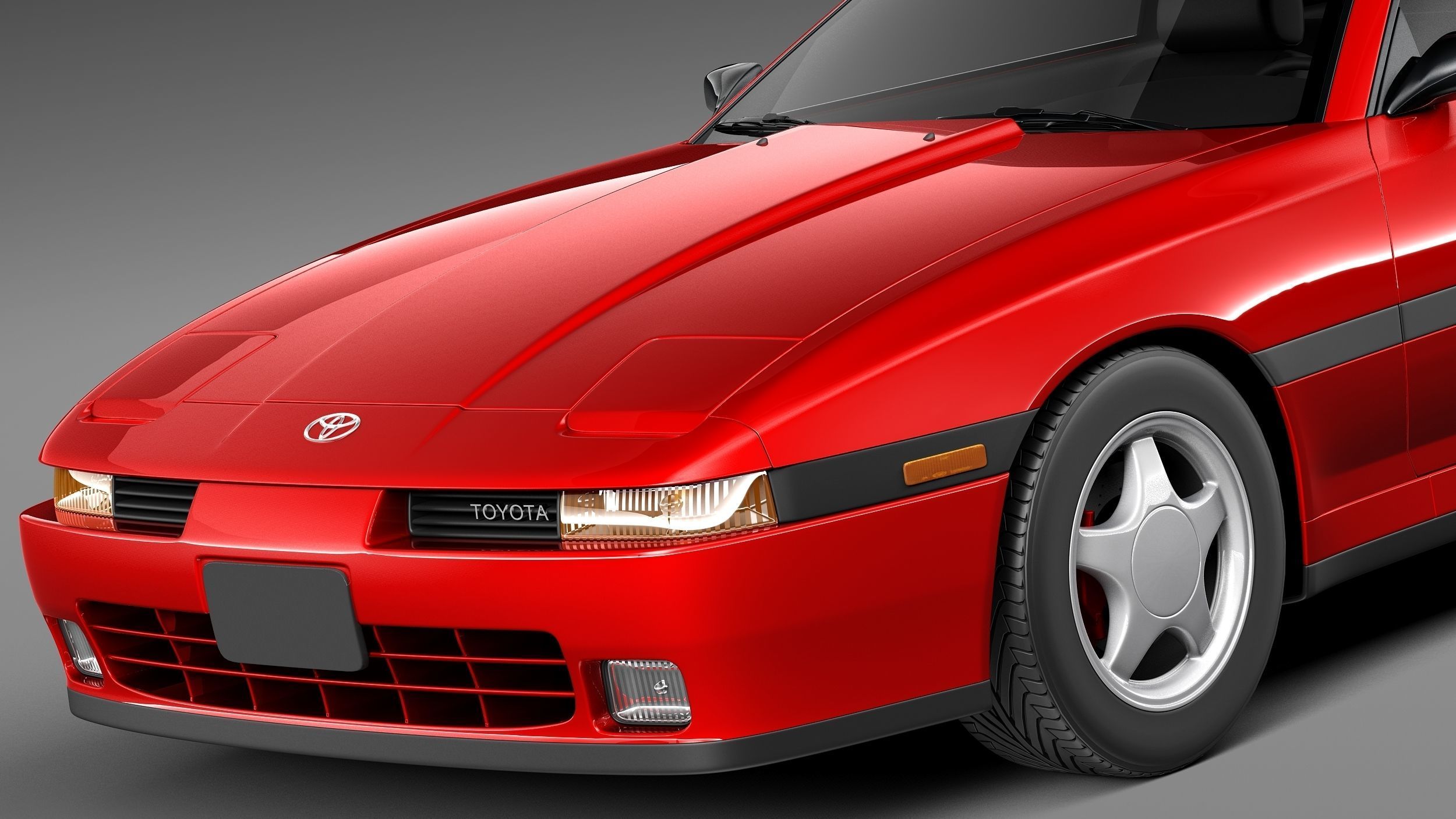 Toyota Supra Mk3 1986-1993 3D model | CGTrader
